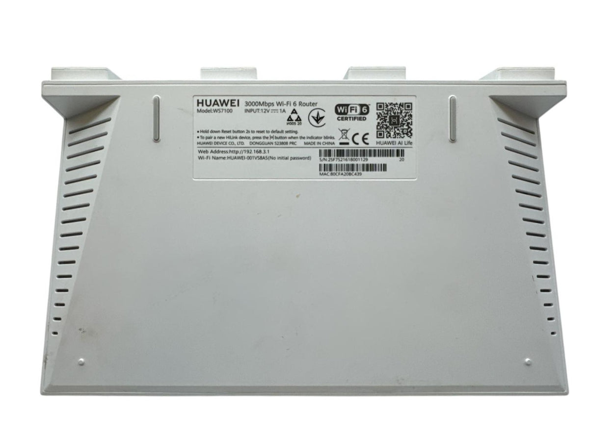 Wi-Fi Router Huawei WS7100 AX3000 Dual Wi-Fi 6 (beg) – Strängnäs Datorer AB